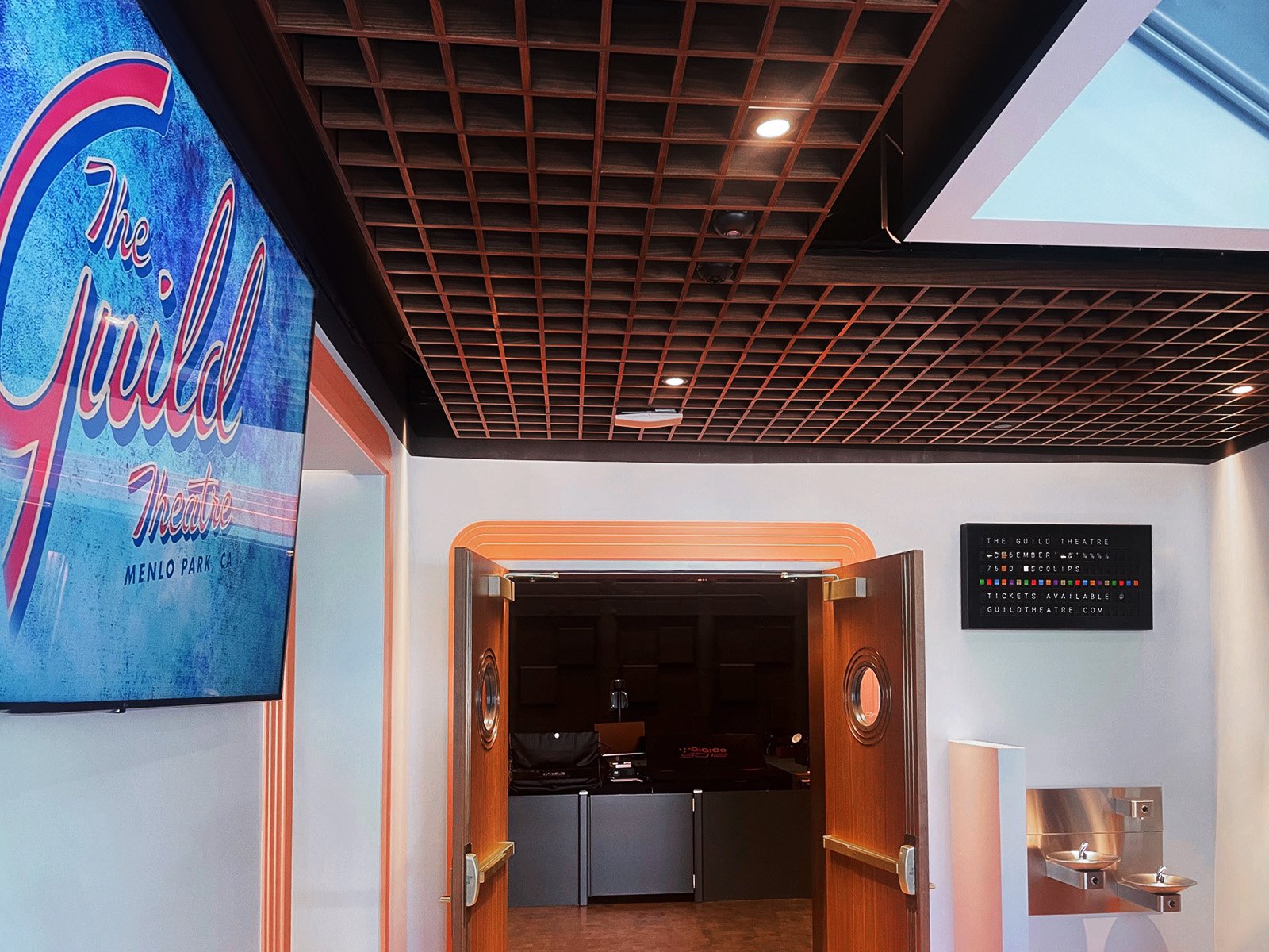 Vestaboard acts as promotional tool for The Guild Theatre