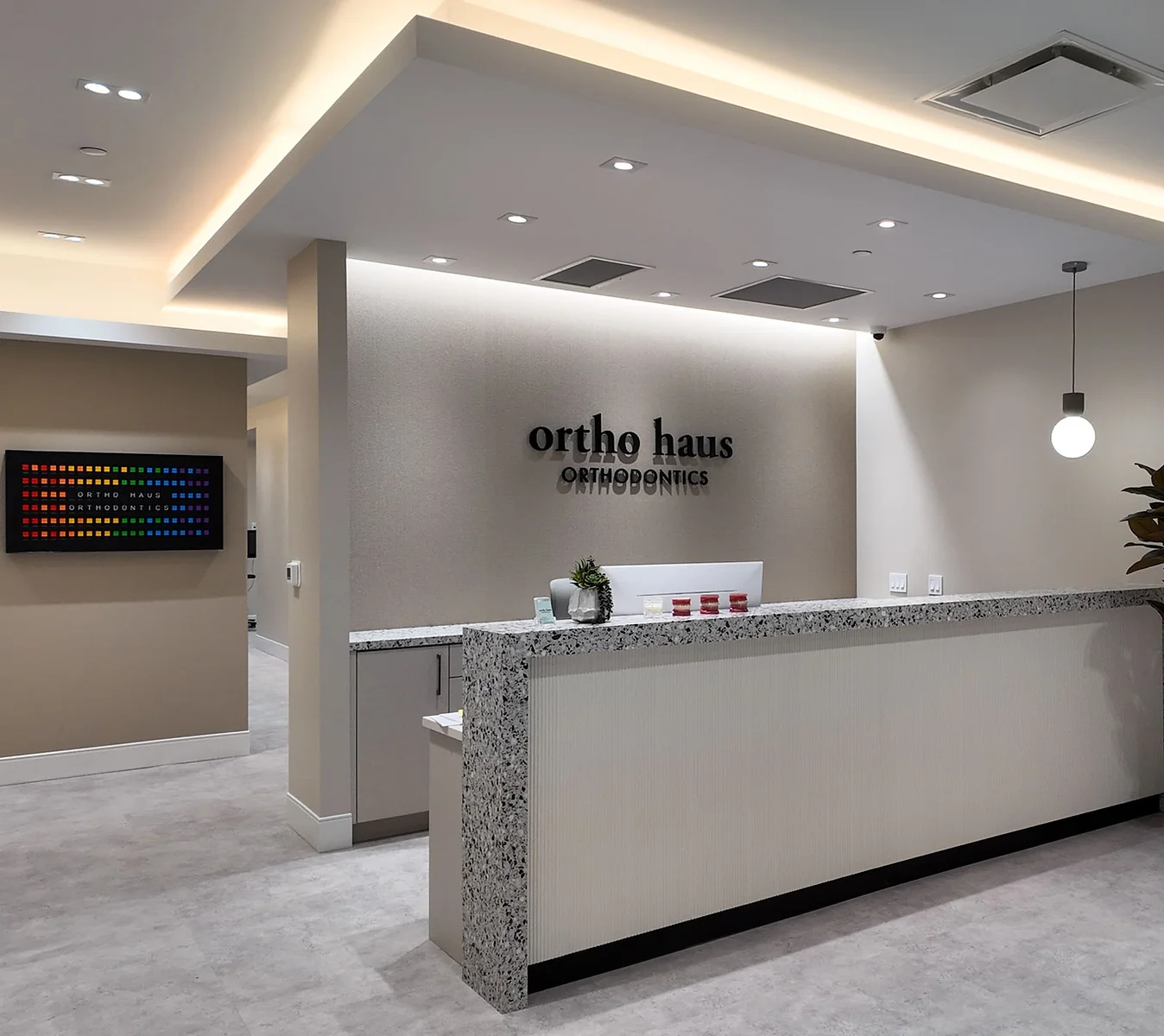 Ortho Haus Orthodontics creates joyful moments with Vestaboard