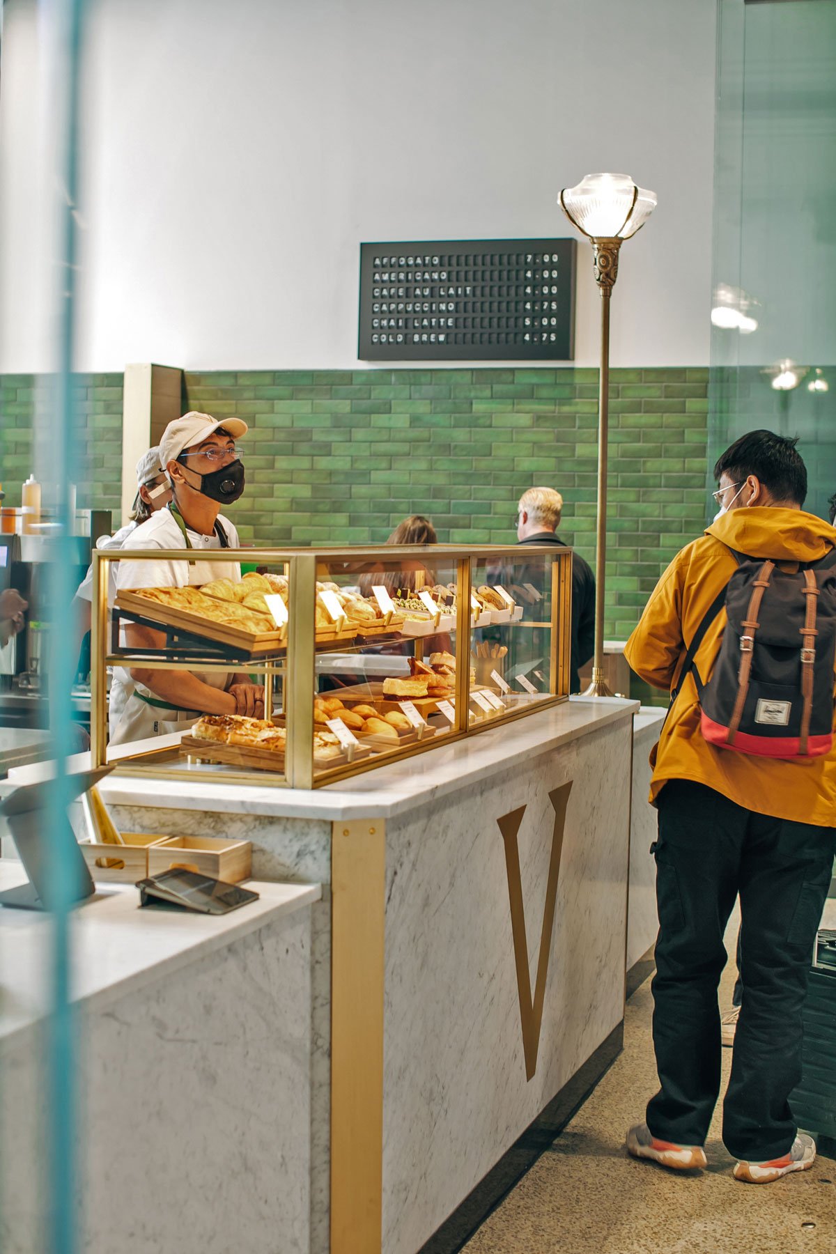 Vestaboard catches customers' attention as menu at Vesuvio Bakery in NYC
