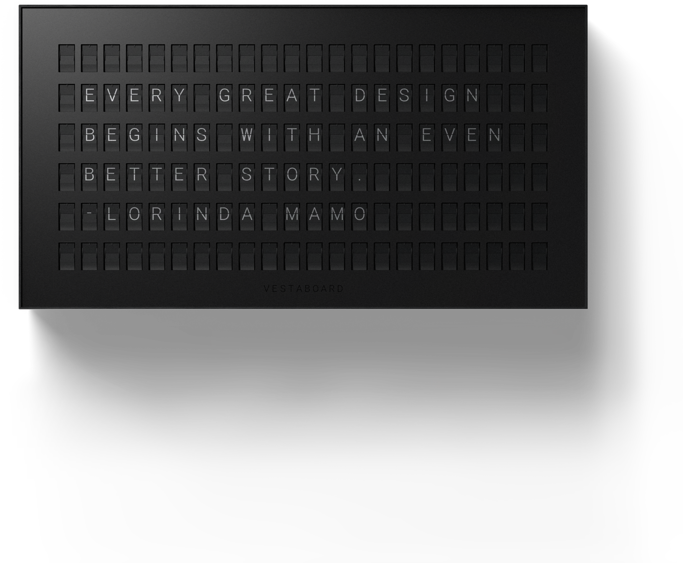 Vestaboard - A Smart Display To Connect And Inspire